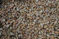 Glenview Lite Buff Decorative Stone 14mm 25kg Bag - Goodwins