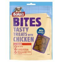 Bakers Bites Tasty Treats with Chicken 6 x 130g - AR Wholesale