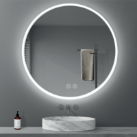 SPECTRUM CIRCULAR LED MIRROR 600 X 32 - bathroomworld