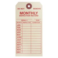 Monthly Inspection Tag (100/pkg.) - dolans