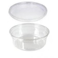 Clear Microwave Plastic Container with Lid 250 x 8oz / 250ml - Parkers ...