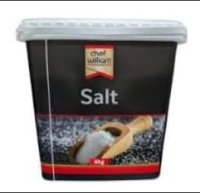 Chef William Table Salt 6kg - Parkers Foodservice