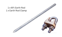 Plymouth 1800mm Earth Rod + Clamp - CESCO