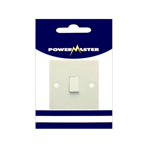 Buy Powermaster 1 Gang 1 Way 6A Switch | Top Quality Switches - Tadhg O ...