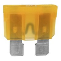 20 amp Micro Fuse (Yellow) PK 100 PK 100 - Crusader Products