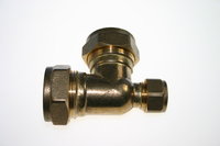 Compression Tee 1 x 1/2 x 1 inch 318 XD - Goodwins