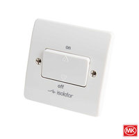 MK 10A Triple Pole Fan Isolator Switch K4859WHI - Wesco