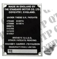 Tractor Badge 20D Serial Number - Quality Tractor Parts LTD.
