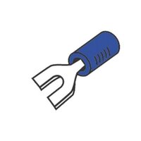 Blue M3 Fork Terminal (Pk of 5) - Crusader Products