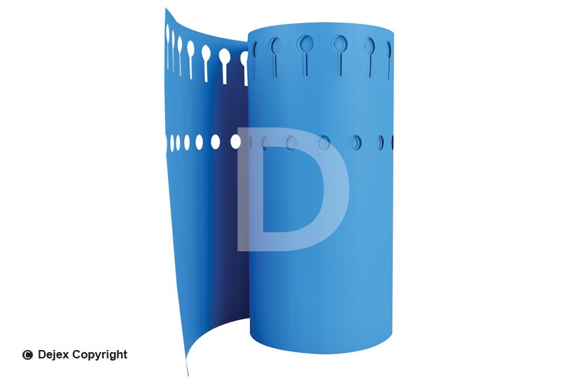 16cm BLUE LOOP LOCK LABELS - Dejex