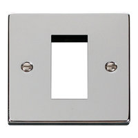 Click Deco CLICKVPCH310 | Data Module Plate | 1 Aperture - Wesco