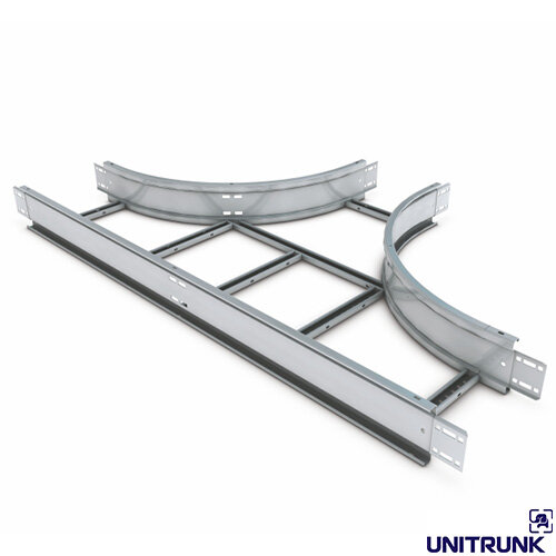 Unitrunk SW4-ET-600-300R-GY - Equal Tee Cable Ladder - Wesco