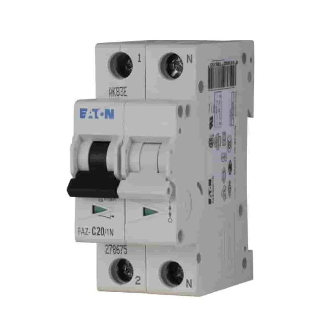 Eaton Moeller FAZ6-B32/1N MCB, 32A, 1-Pole+N, B-Type, 6 kA - 239050 - CSE Industrial Electrical ...