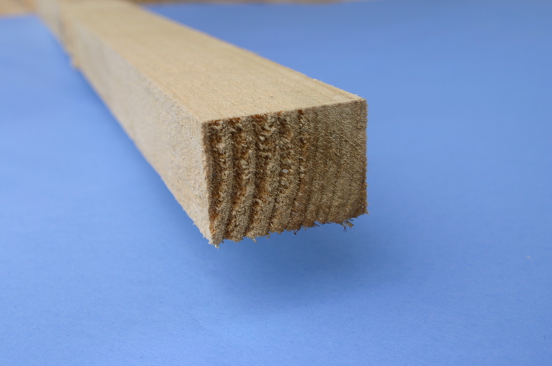 Treated Rough Sawn Timber 50mm x 35mm 4.8M (2x1.5" 16ft) - Goodwins