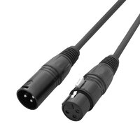 LEDj 3Pin Male XLR 3Pin Female XLR DMX Cable - Reynolds of Raphoe