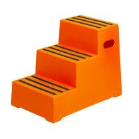 Safety Step - 3 Steps, Orange - Klipspringer