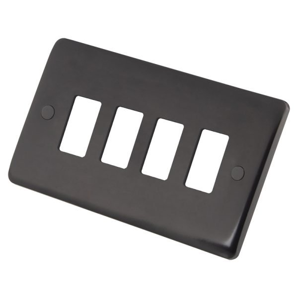 Iona Part M 2 Gang 4 Module Grid Plate - CESCO