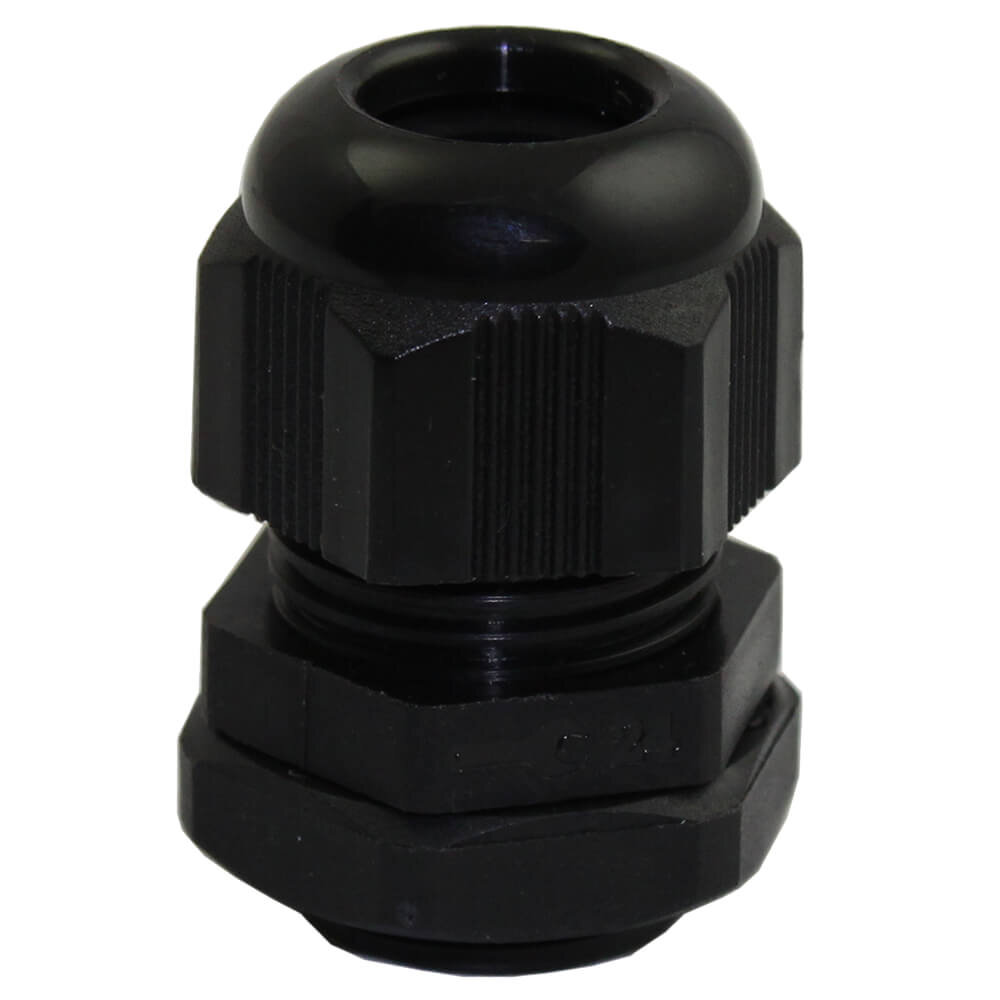 Wiska Black Nylon GLP32 M32 Cable Gland & Lock Nut | Clamping Range 18 ...