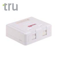 Premium-Line Surface Mounted Box for Keystone Jacks - FS Cables