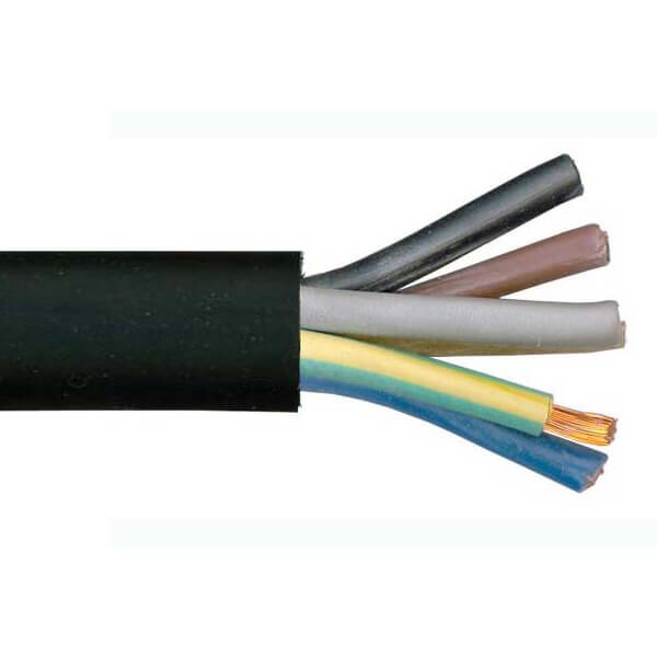 H07RN-F Rubber Cable - 5 Core 25mm2 / HO7RN-F-5C-25 - CSE Industrial Electrical Distributors Ltd
