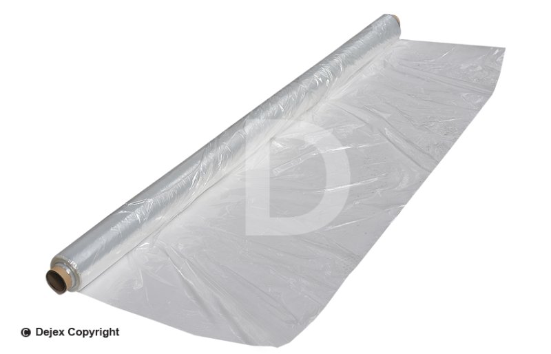 3.6m x 100m x 20mu CLEAR POLY - Dejex
