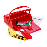 Glass & Hard Plastic Breakage Incident Kit - Red - Klipspringer