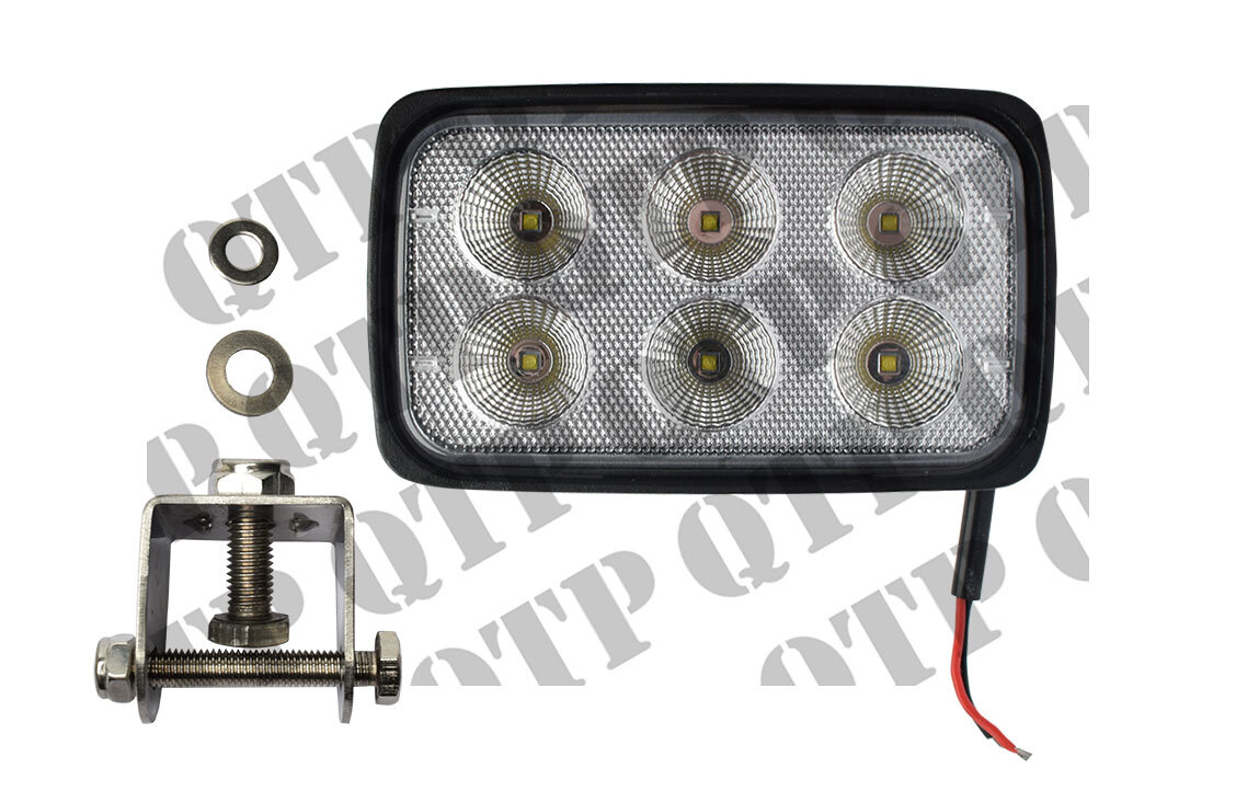 Work Lamp 8 LED 24W Flood 1920 Lumen W:90mm H:150mm D:90mm Side Mounted ...