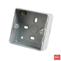 MK 1G Surface Metal Back Box K8891ALM - Wesco Electrical Ltd