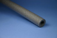 15mm Pipe Lagging 2 Metre x 0.5 Inch Grey 9mm Wall - Goodwins
