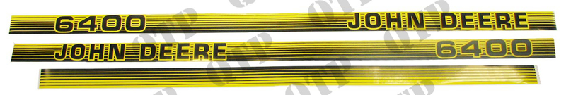 Decal Kit John Deere 6400 - Quality Tractor Parts LTD.
