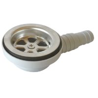 CAN Sink Waste 90 Degree 1-1/4" - 20mm & 25mm Hose Tail - Crusader Products