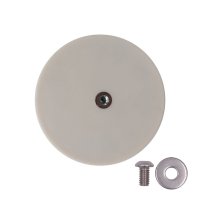 Hygienic Factory Magnet - 66mm, White, with Bolt and Washer, 20kg ...