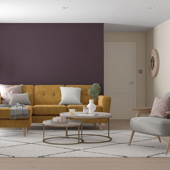 Dulux Easycare Washable Matt Decadent Damson Paint - Pat McDonnell ...