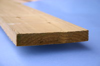 Treated Rough Sawn Timber 150mm x 22mm 4.8 Metre (6x1" 16ft) - Goodwins