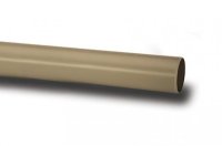POLYPIPE P430SG SOLVENT GREY 3M PLAIN END PIPE 110mm SOIL - HarrisandBailey
