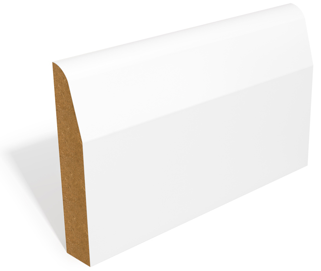 Skirting Chamfered Primed MDF 119mm x 18mm 5.49 Metre - Goodwins