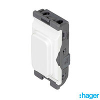 Hager Sollysta Blank Module White | WMGB1 - Wesco