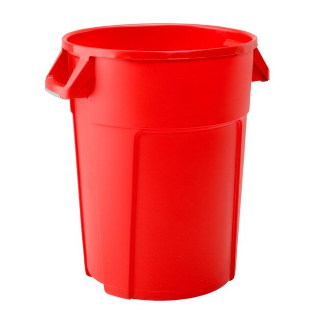 Heavy Duty Waste Bin - 85 Ltr, Red - Klipspringer
