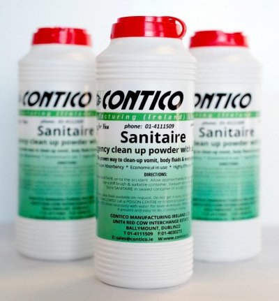 Contico Sanitaire Clean Up Shaker Tube 240g - baileyhygiene