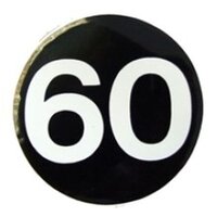 60 Mph Sticker - Crusader Products