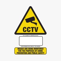 CCTV Warning Sign - A5 Window Sticker - IC Plus