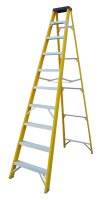 PROTOOL 10 STEP FIBREGLASS LADDER - Burke Brothers