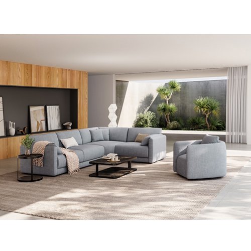 Corfu Modular Corner Sofa - Grey: Stylish and Versatile Seating - Tadhg O'Connor Ltd.