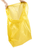 Polythene Sacks - Medium Duty, X200, Yellow - Klipspringer