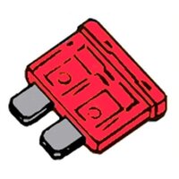 10 amp Standard Blade Fuse (Red) PK 50 - Crusader Products