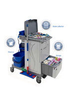 Alpha-Split Waste Trolley w/Top Down - Wipeout