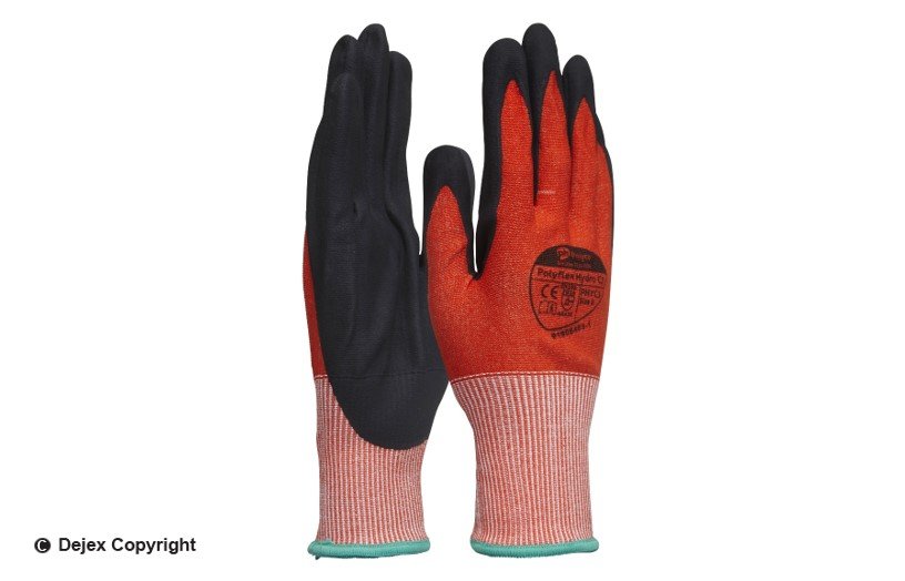 POLYFLEX HYDRO GLOVES LARGE - Dejex