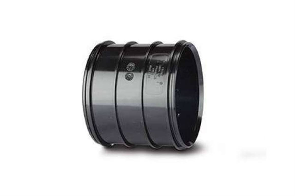 Polypipe Pipe Coupler 4in/110mm. Solvent Socket SWH16B - tuckerfrench