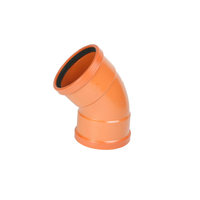 Buy Sewer Bend 6" (Double Collar) 45° online - Tadhg O'Connor Ltd.