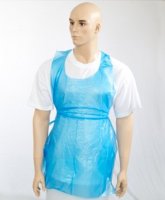 BLUE DISPOSABLE APRONS 40"x26" FLAT - Summit Hygiene